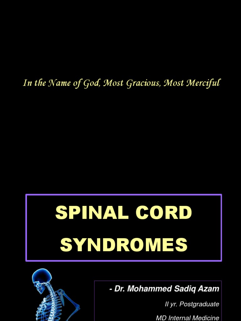 In The Name of God, Most Gracious, Most Merciful | PDF | Spinal Cord ...