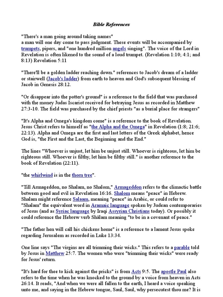 Bible References | PDF | Acts Of The Apostles | Paul The Apostle