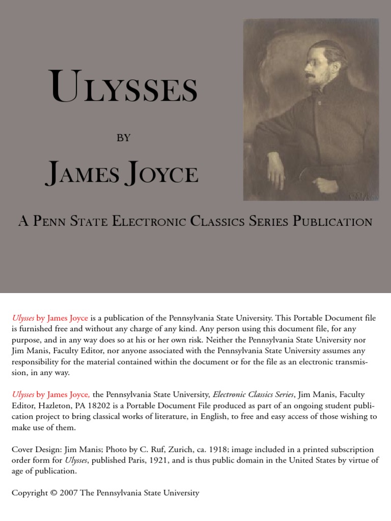 Ulysses | PDF | Mystery, Thriller & Crime Fiction | Poetry