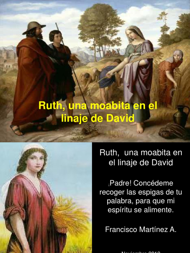 Ruth, Una Moabita en Lel Linaje de David | PDF | Libro de rut | Noemí (figura bíblica)