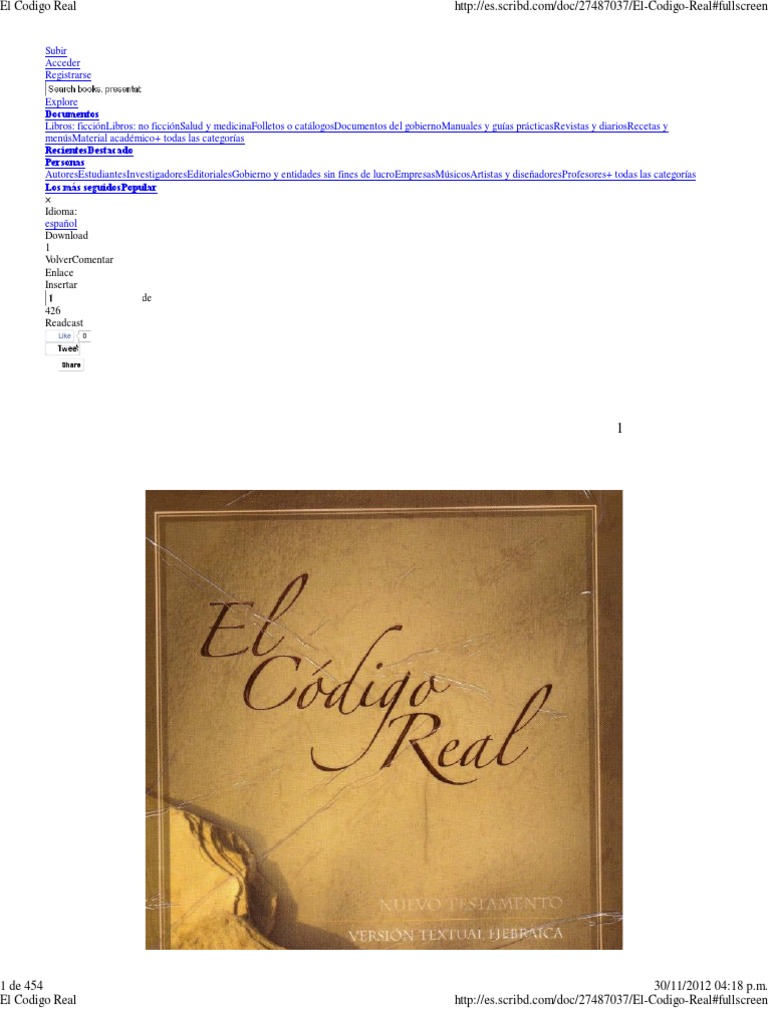 El Codigo Real | PDF | Contenido del Nuevo Testamento | Pablo el apóstol