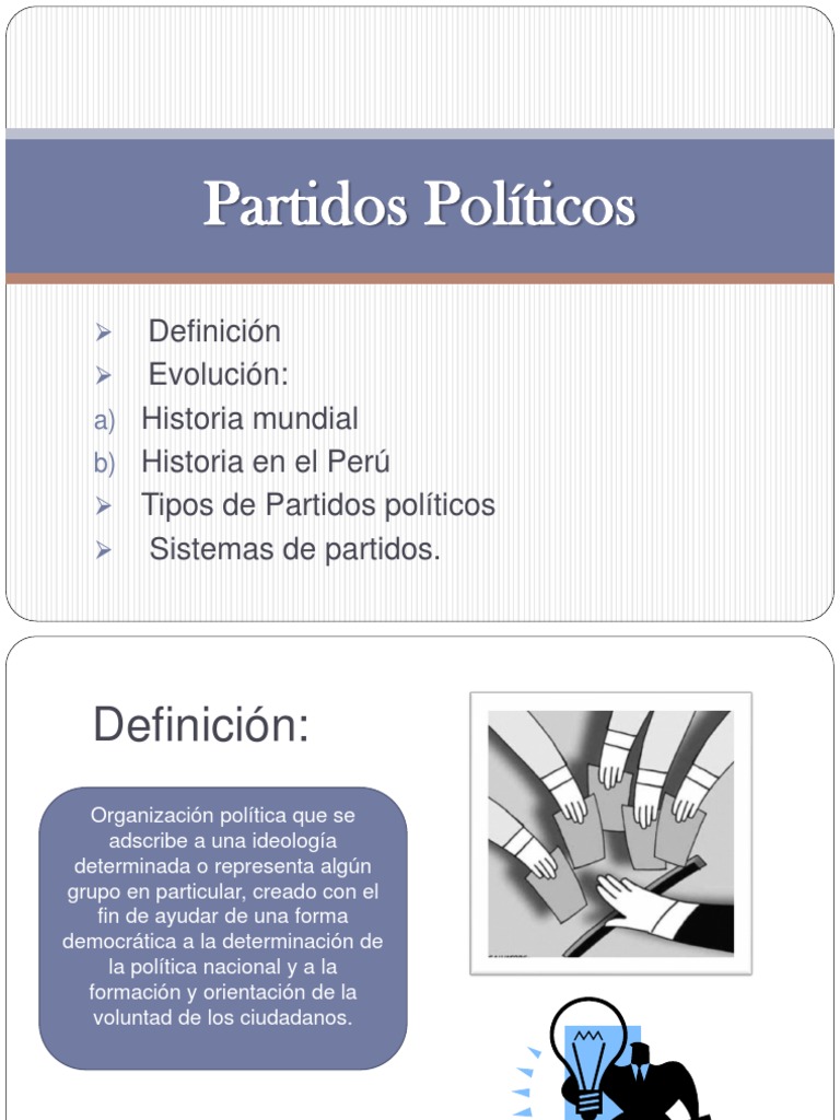 Partidos Políticos | PDF | Política