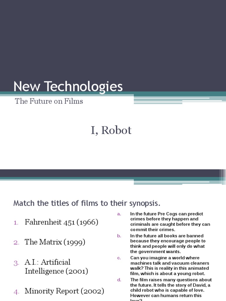 I, Robot (Film) | PDF