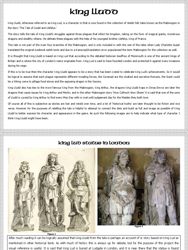 King Lludd Profile | Celtic Mythology | Welsh Mythology