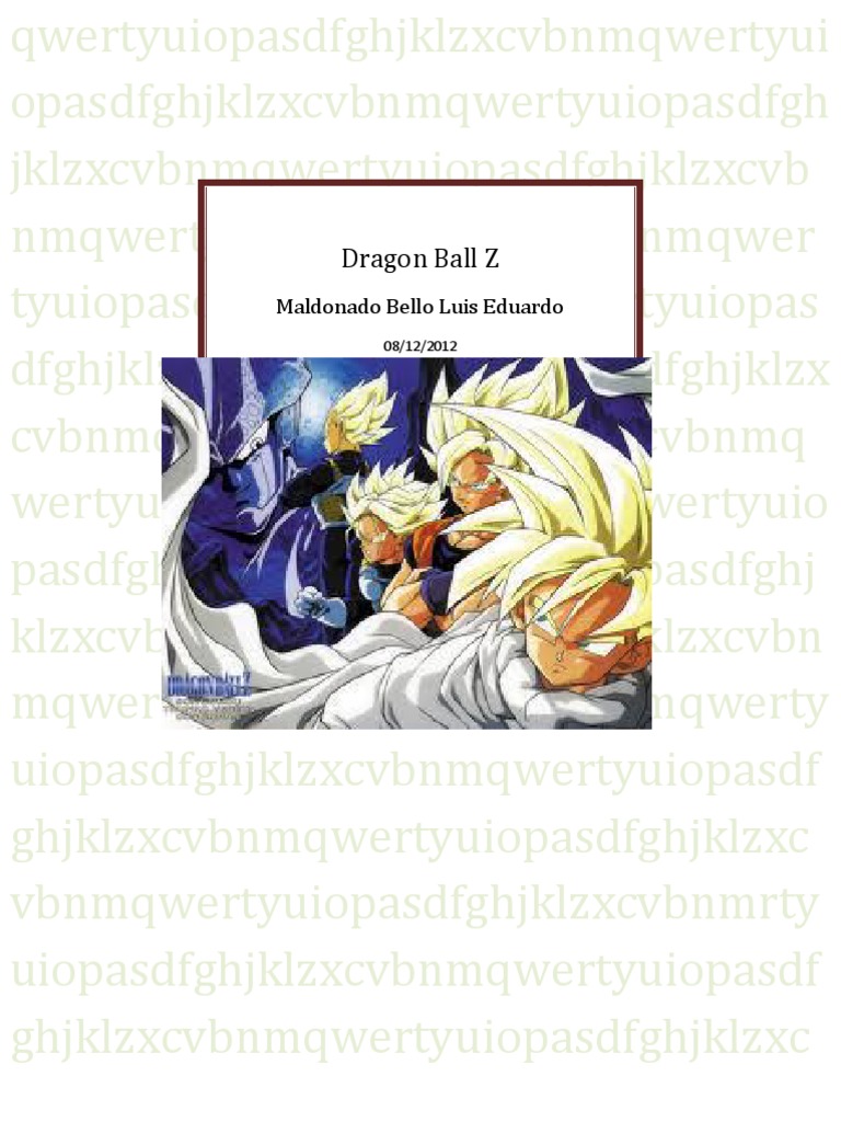 Dragon Ball Z | PDF