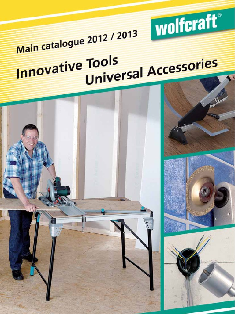 Wolfcraft Main Catalogue 2012 2013 en | PDF | Screw | Drill