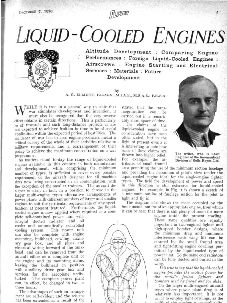 Liquid-Cooled Engines: Ffla@r? | PDF | Aviation | Aircraft