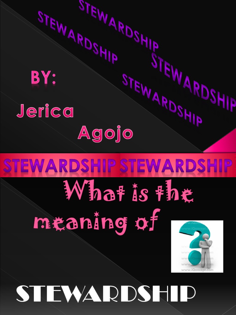 Understanding Stewardship Responsibilities | PDF | Religious Faiths | God