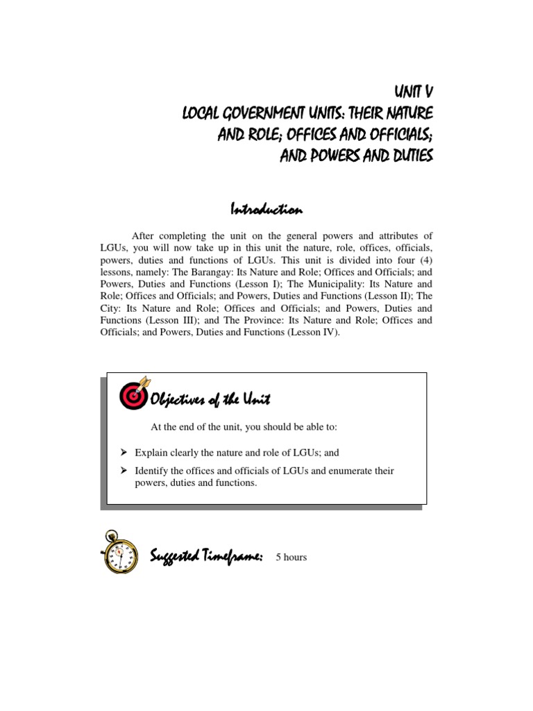 Primer On The Barangay | PDF | Local Ordinance | Welfare