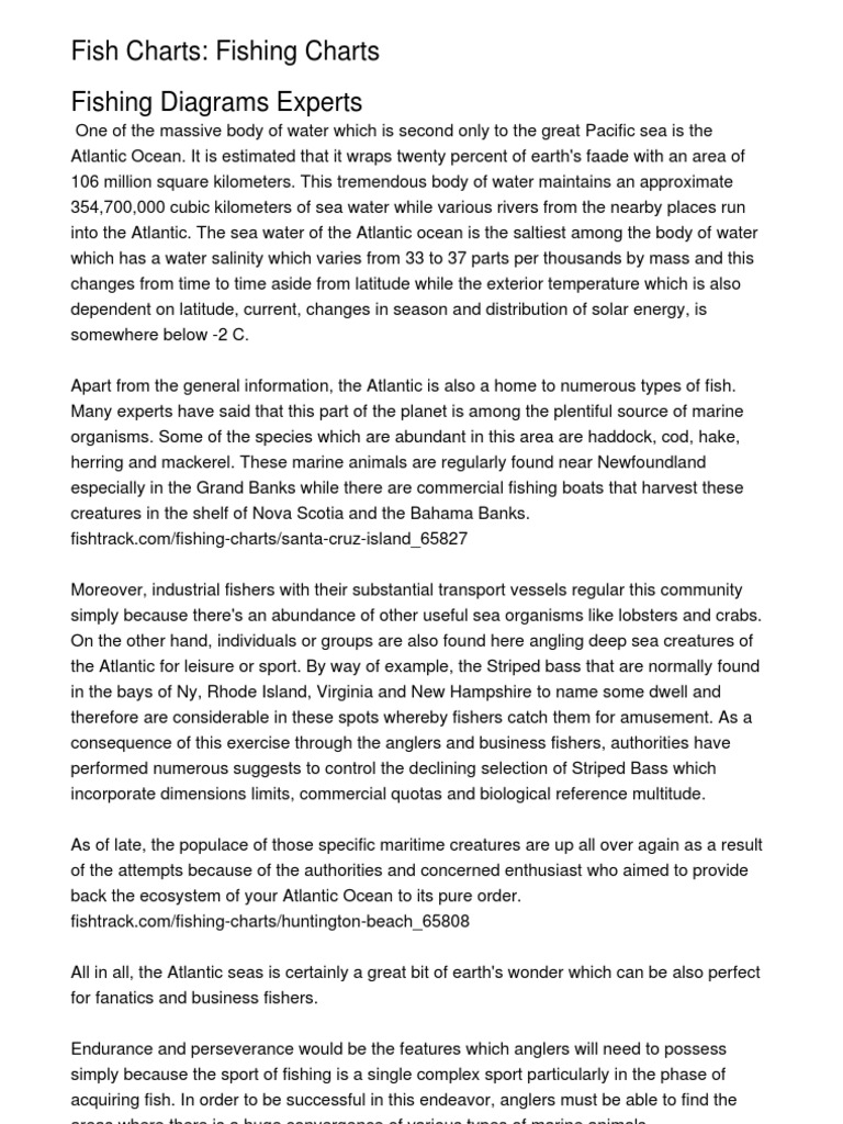 Atlantic Ocean Fishing Guide | PDF | Sea | Atlantic Ocean