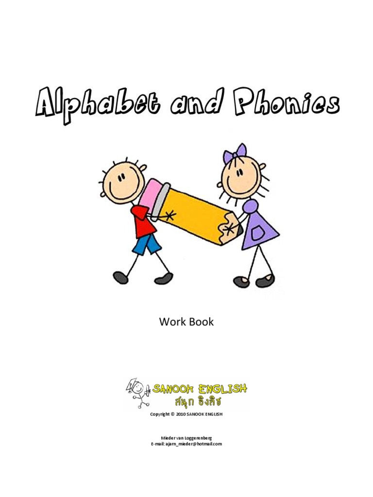Alphabet and Phonics Work Book | PDF