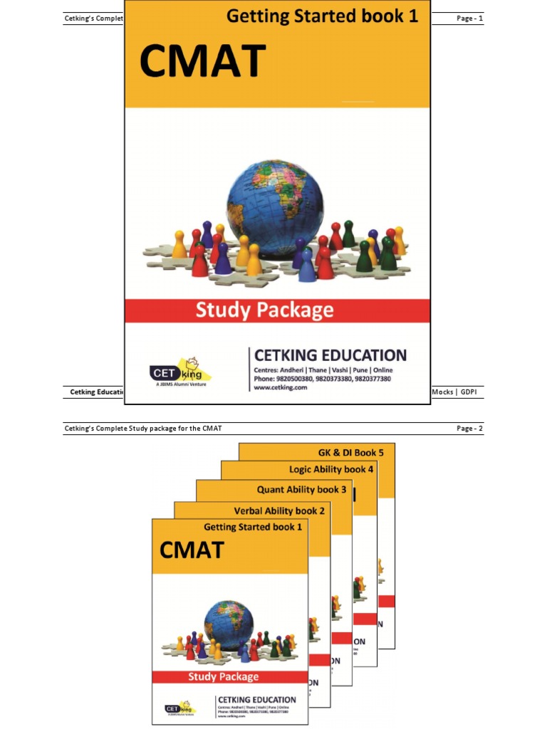 Cetking CMAT Books & CMAT Syllabus | PDF | Mentorship | Test (Assessment)