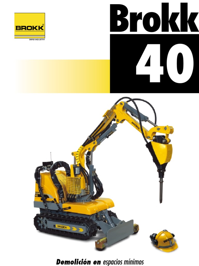 Brokk 40 ES | PDF | Herramientas | Demolición