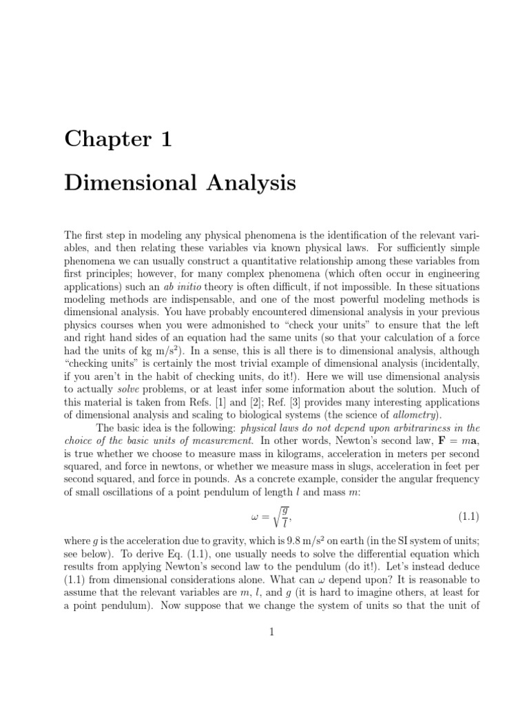 Dimensional Analysis Basics | PDF | Units Of Measurement | Waves