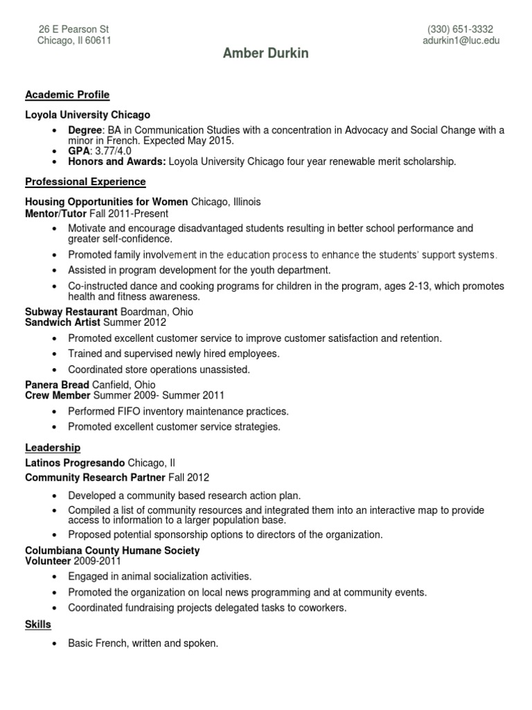 Amber Durkin: Academic Profile | PDF