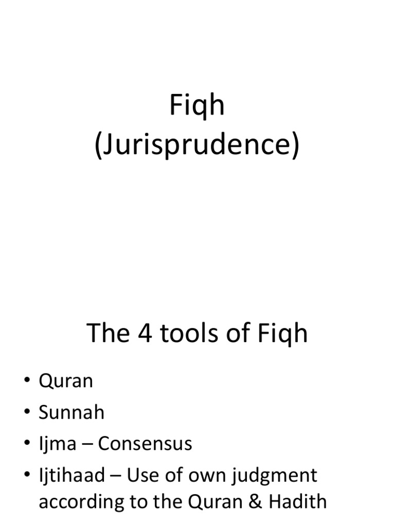 Fiqh 1 | Theocracy | Islamic Behaviour And Experience