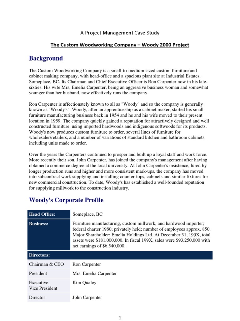 A Project Management Case Study - Ram | PDF | Project Management | Specification (Technical ...