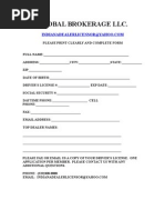 Dealer's General Licence Application Form | PDF