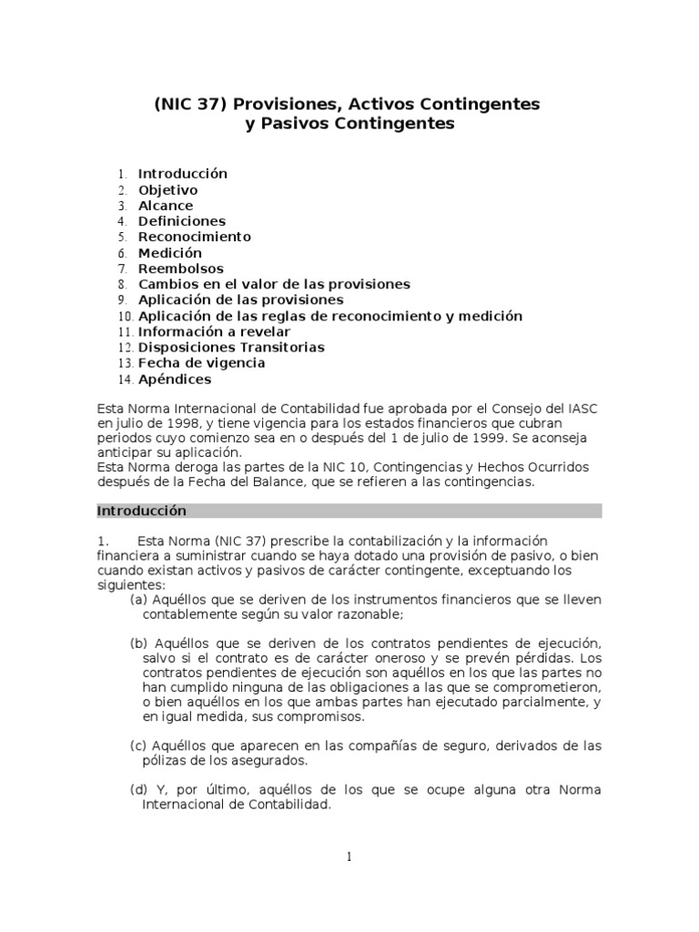 Nic 37 | PDF | Beneficio (economía) | Contabilidad