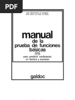 Prueba de Funciones Básicas PFB | PDF