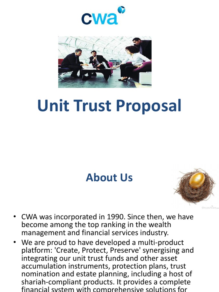 Presentation Cwa 2 | Investor | Risk
