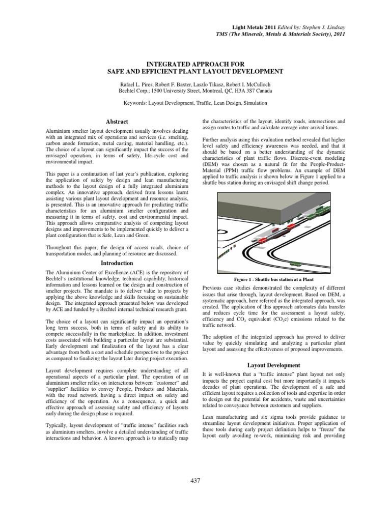 Bechtel Plant Layout | PDF | Lean Manufacturing | Simulation