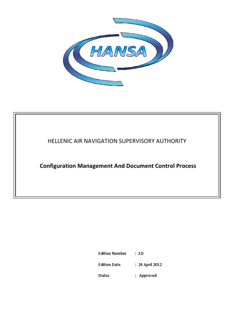 HANSA - Configuration Management and Document Control Process | PDF ...