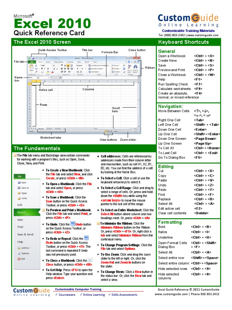 Excel 2010 | Graphical User Interfaces | Computing
