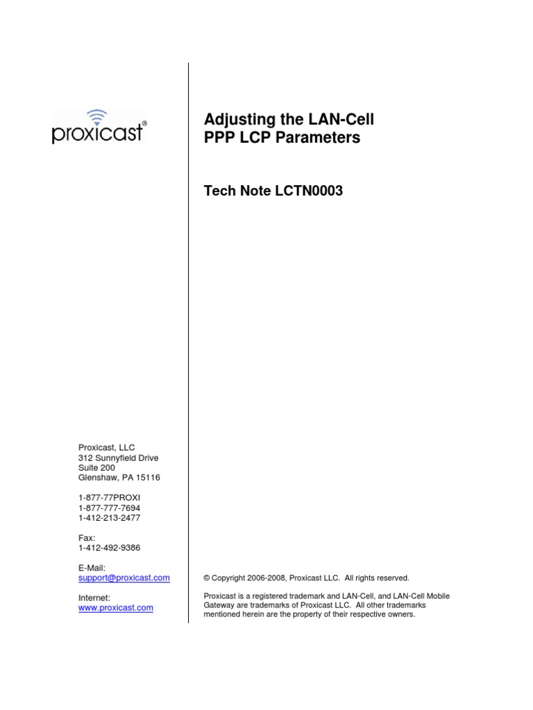 LCTN0003 Adjusting The PPP-LCP Parameters | PDF | Command Line Interface | Communications Protocols