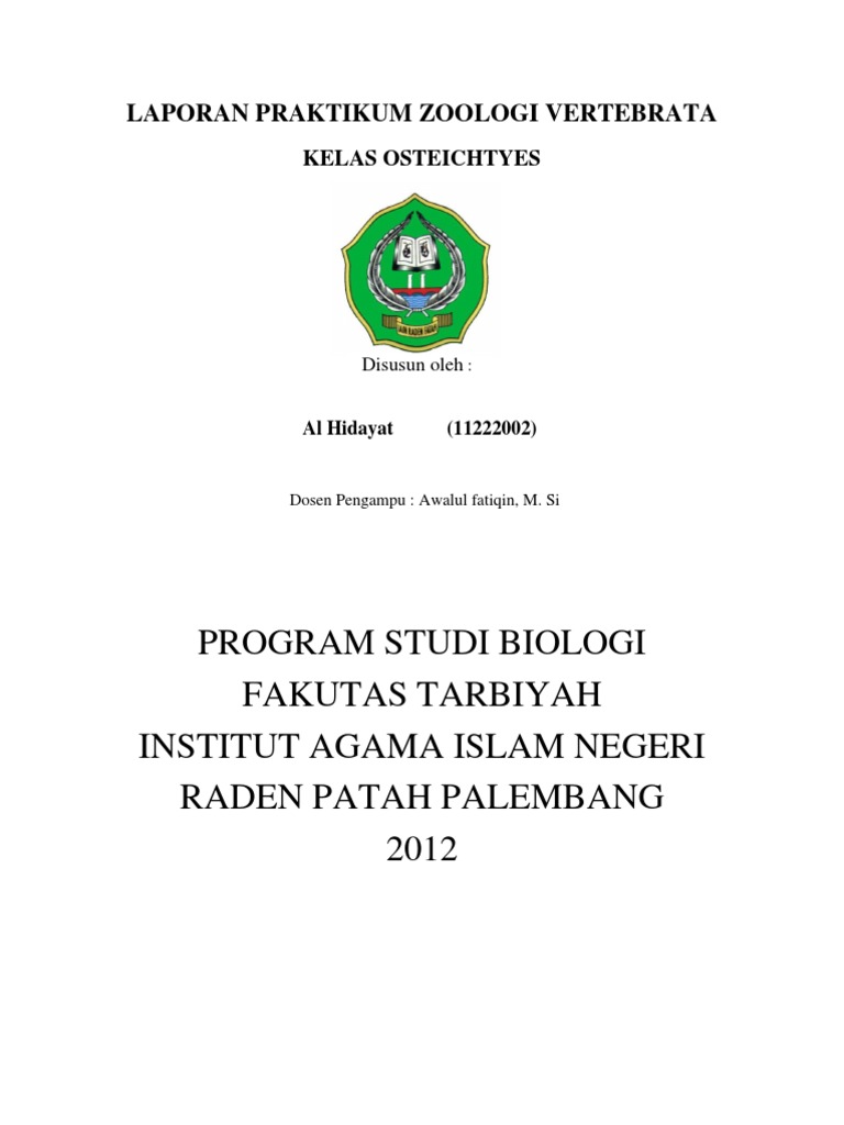Laporan Praktikum Ikan | PDF | Ilmu Sosial | Kajian Bahasa Asing