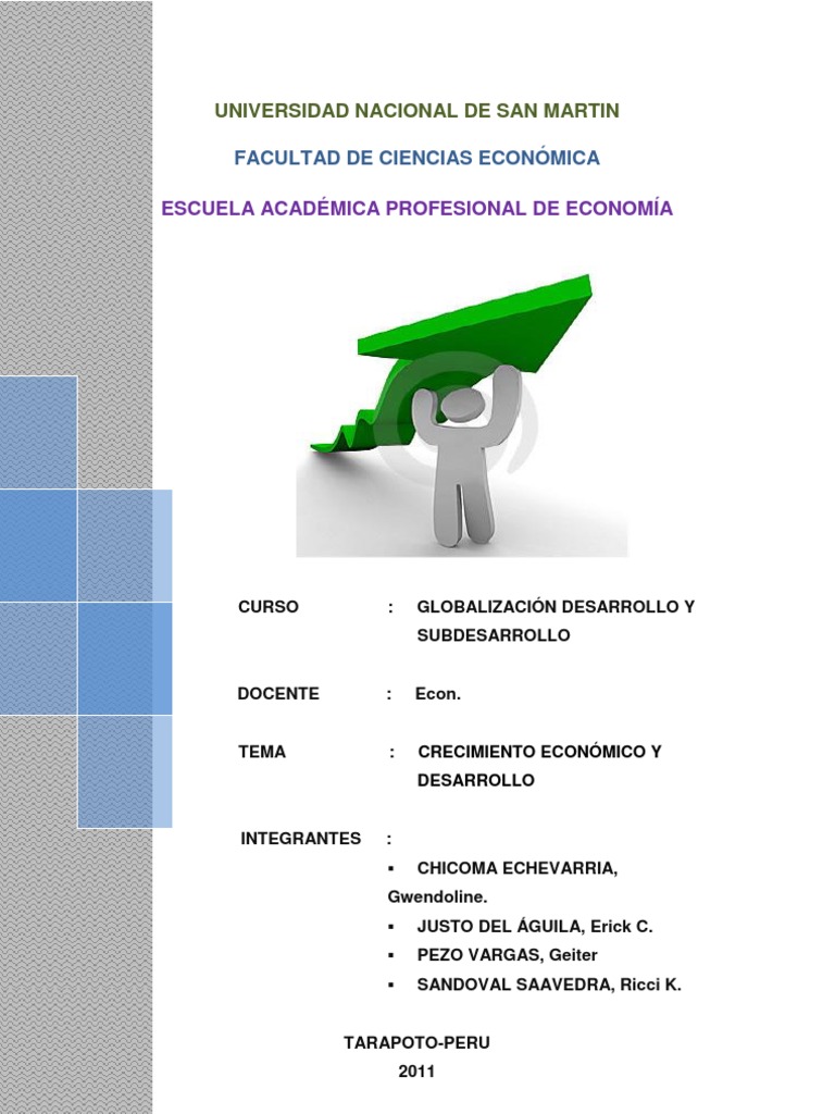 Crecimiento y Desarrollo Económico | PDF | Crecimiento económico | Producto Interno Bruto