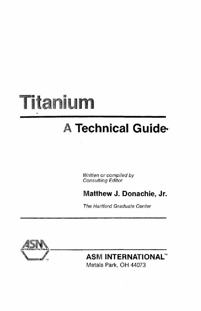 Titanium A Technical Guide | PDF