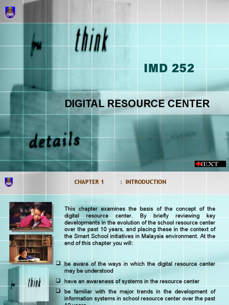 DRC Chapter 1 and 2 | PDF | Educational Technology | Digital Library