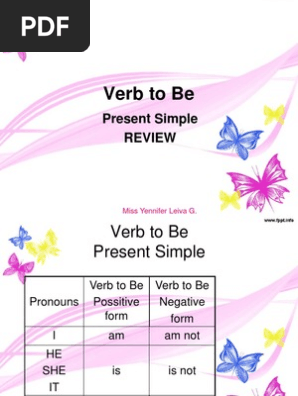 Present Simple Verb To Be