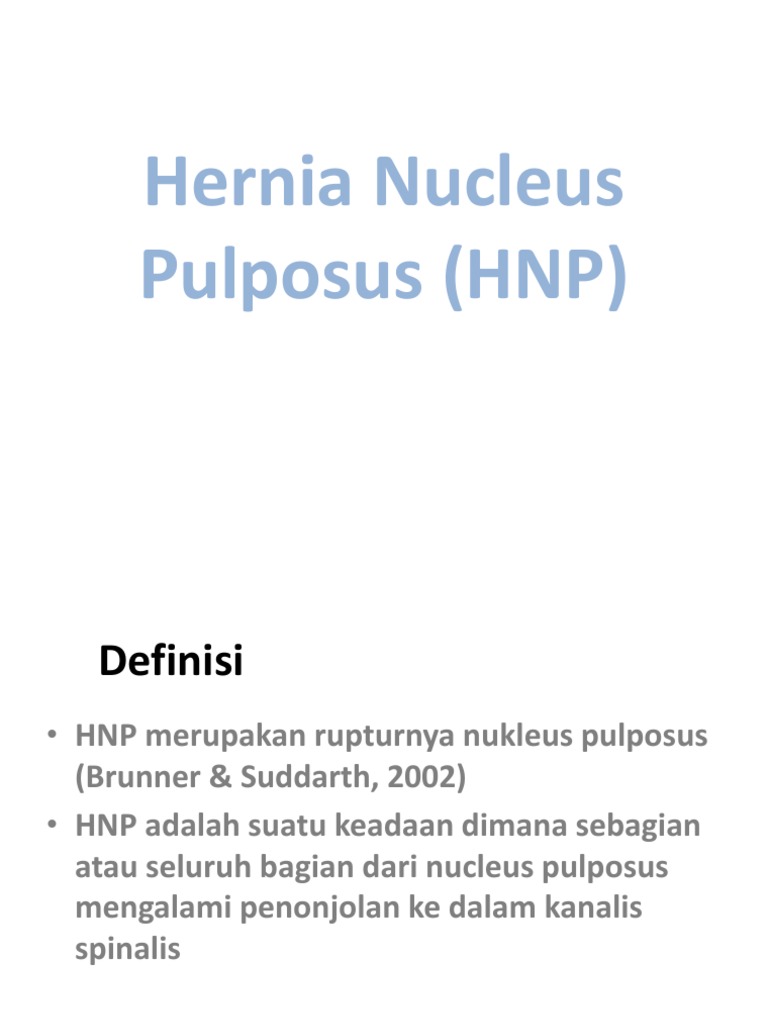 Pengertian dan Penanganan HNP | PDF