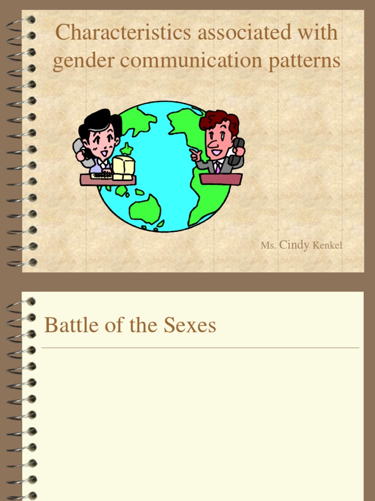 Gender Communication PowerPoint | PDF | Negotiation | Gender