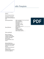 Comprehensive Company Profile Template | PDF