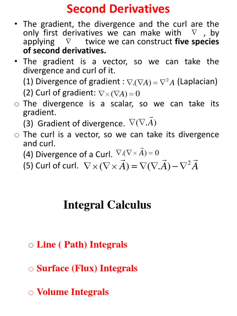 Calculus, Theorems | PDF | Divergence | Integral
