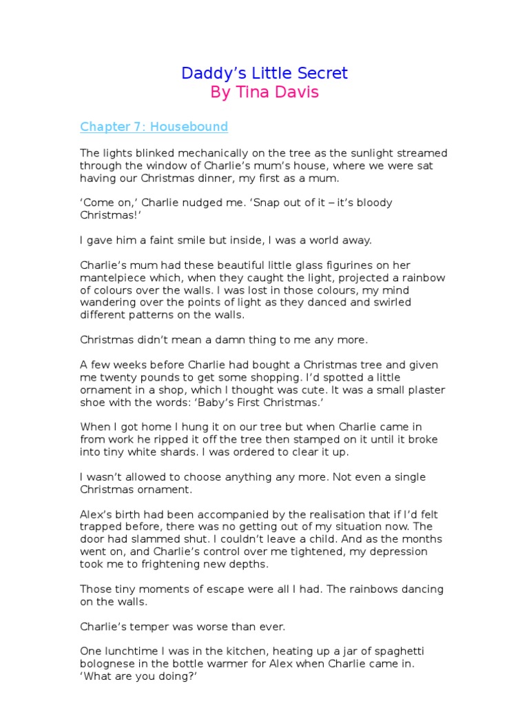 Daddy's Little Secret Chapter 7 | PDF | Leisure