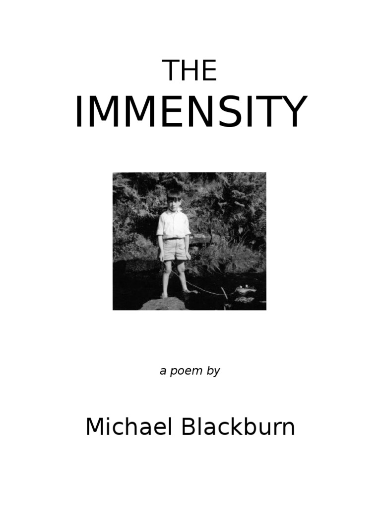 The Immensity | PDF