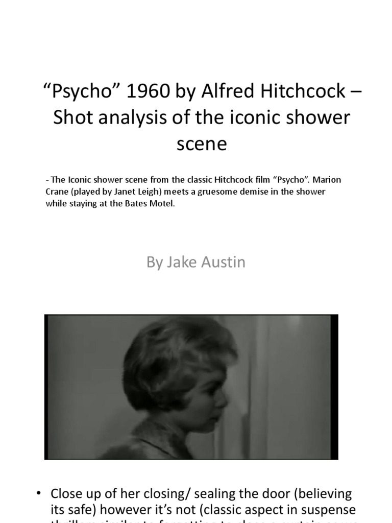 Psycho Powerpoint Shoit Analysis Shower Scene | PDF | Leisure