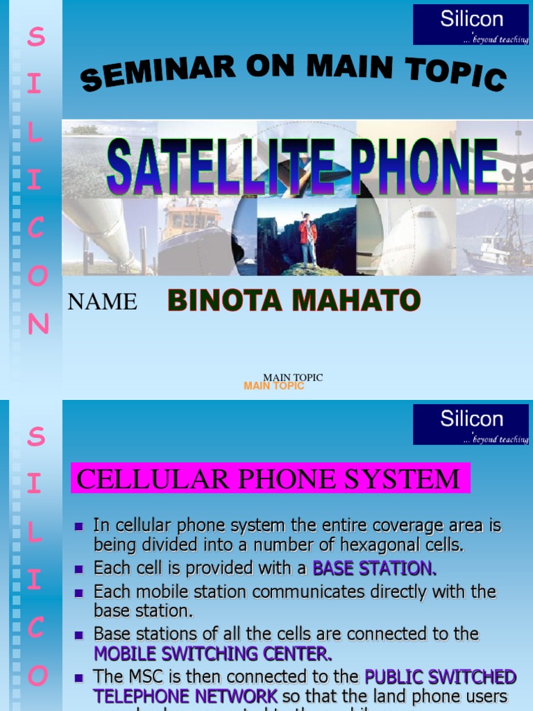 Satelight Phone | PDF | Communications Satellite | Cellular Network