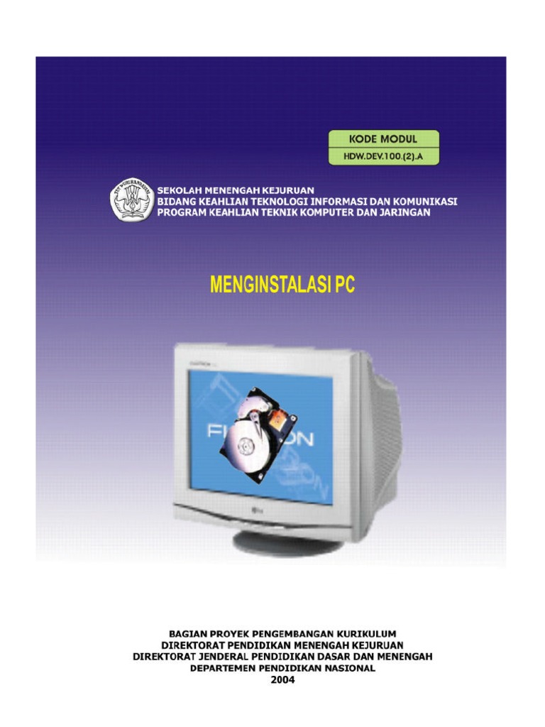 Modul TKJ 01 Menginstalasi PC | PDF | Seni | Komputer