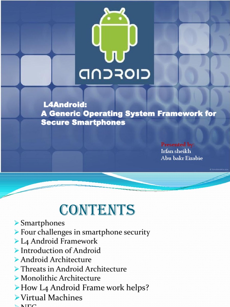 L4 Android Slides | PDF | Kernel (Operating System) | Android ...