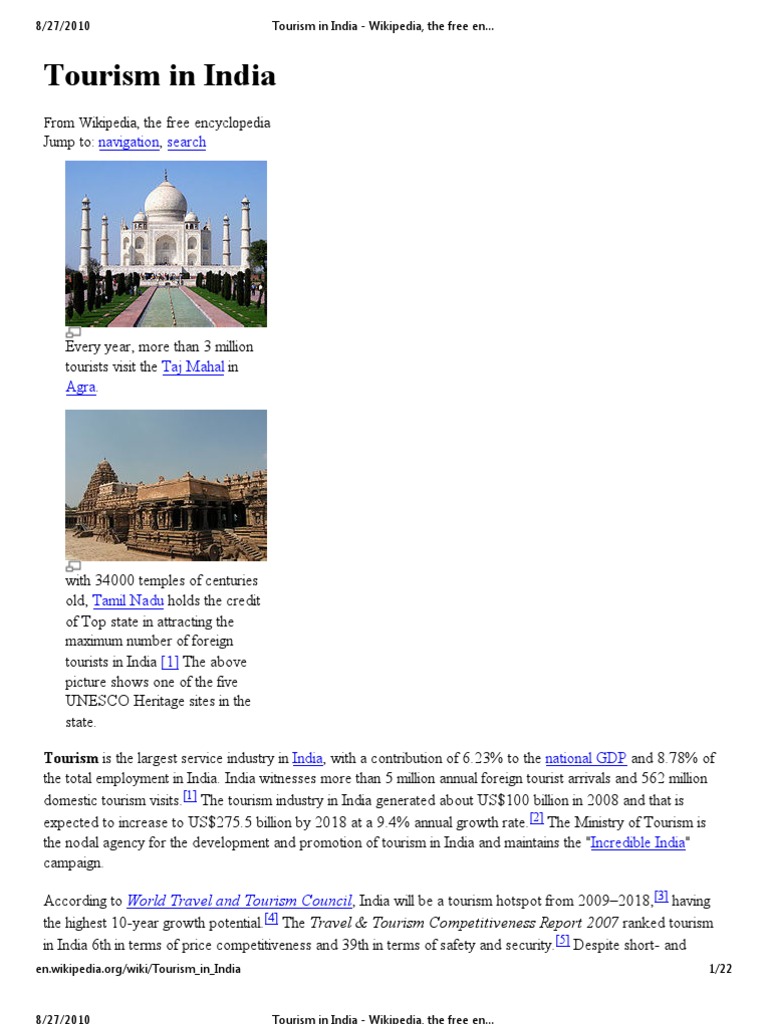 Tourism in India - Wikipedia, The Free Encyclopedia | PDF | Sikhism ...