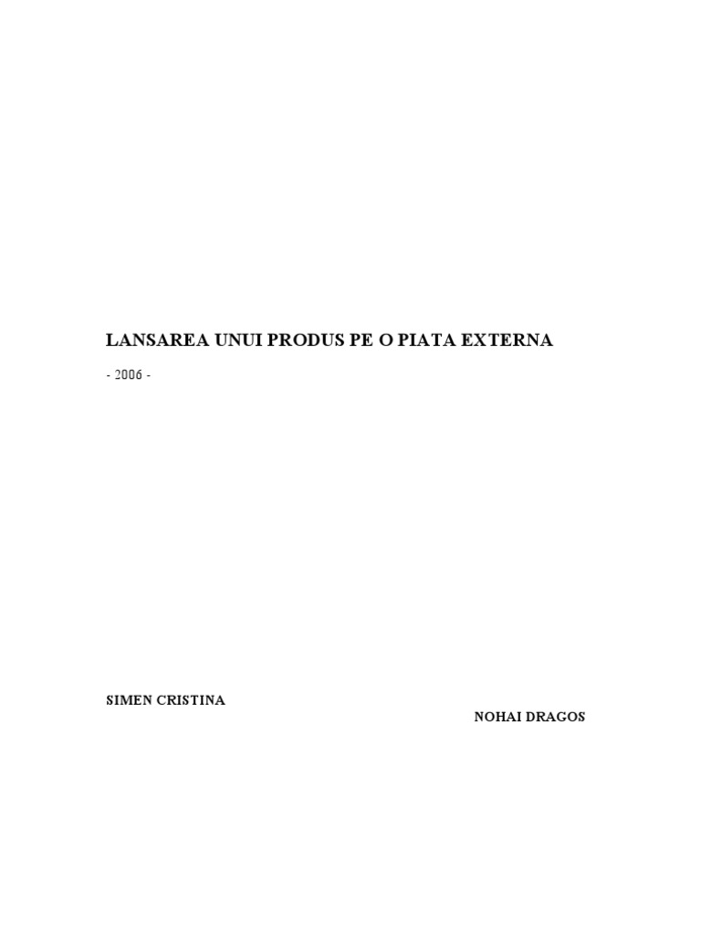 Exemplu 2 Proiect | PDF