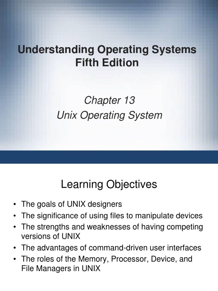 Understanding Operating Systems Fifth Edition | PDF | Computer File ...