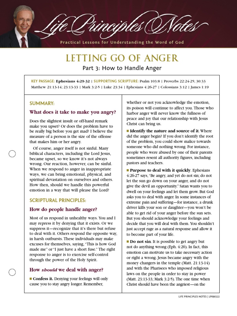 Letting Go of Anger | PDF