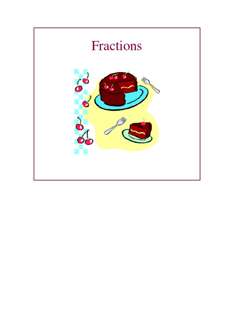 Understanding Fractions Basics | PDF | Fraction (Mathematics ...