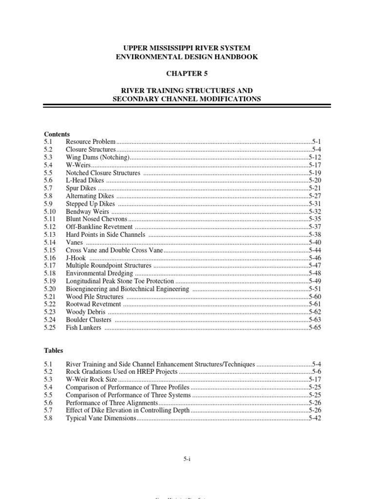 River Training Structures Handbook | PDF | Levee | River